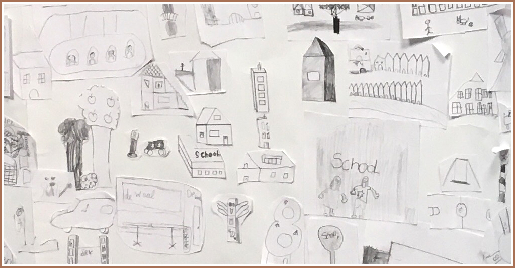 Kleine tentoonstelling leerlingen groep 5 van IKC ‘t Palet centrum in Bibliotheek Vlaardingen ...